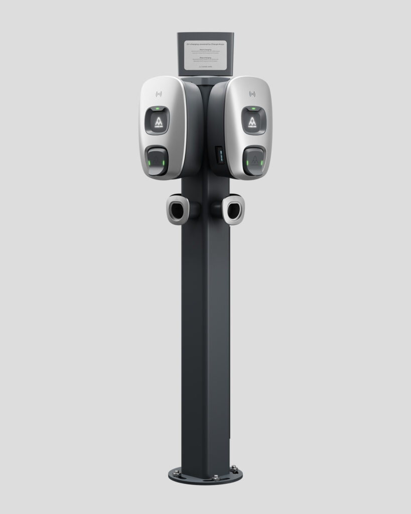 Charge Amps Column: Flexible Mounting Solution for EV chargers
